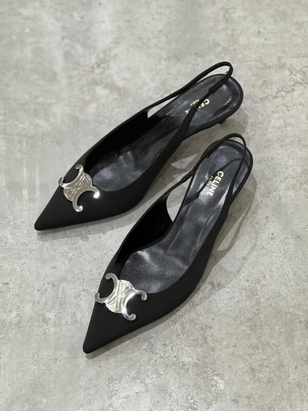Celine Alma Triomphe Slingback Heels | Super Master Quality | Luxury ...